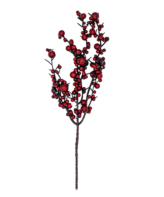 7 in Red Berry Twig | Decorent